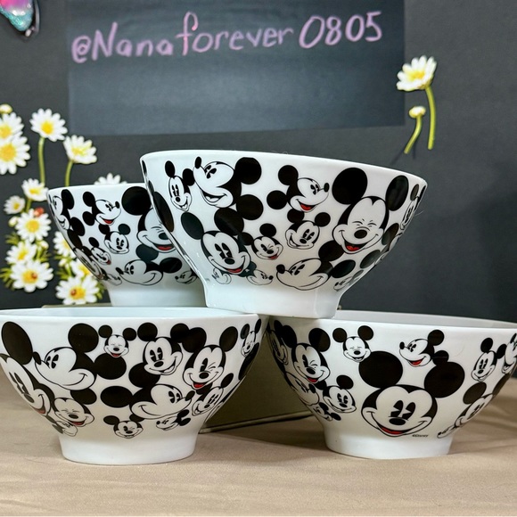 Other | Lot Of Disney Mickey Mouse Ceramic Bowls | Poshmark